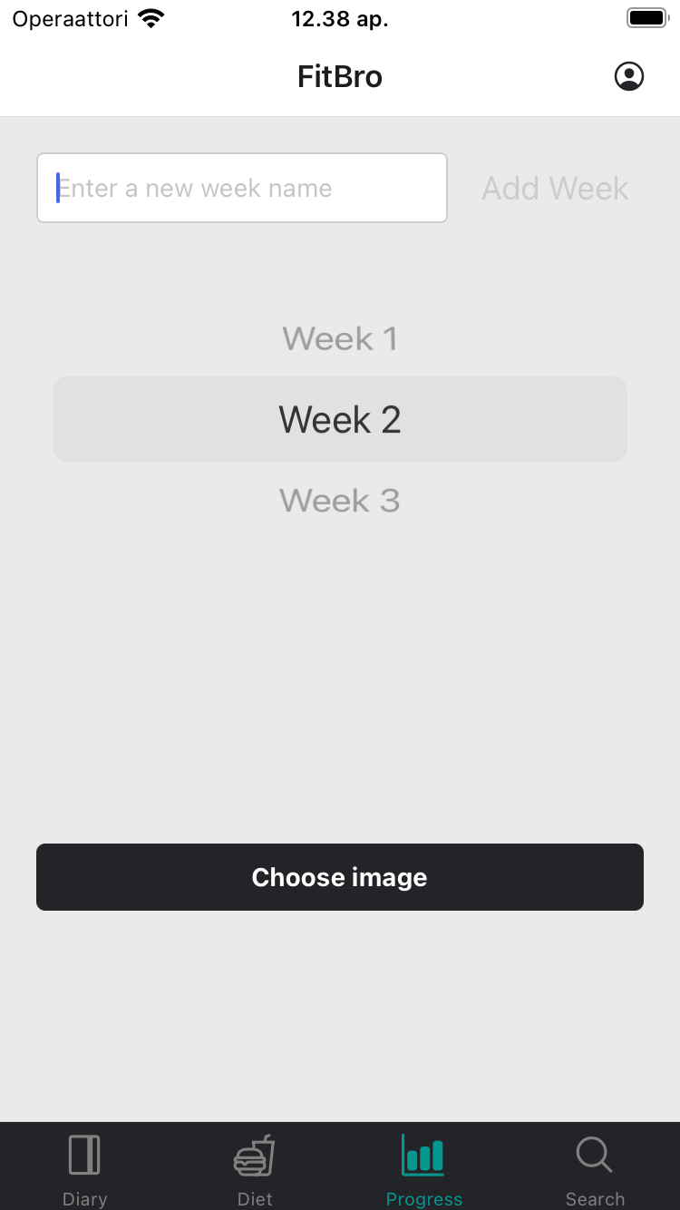 GitHub - aarokkeli/FitBro: Project | Mobile programming course