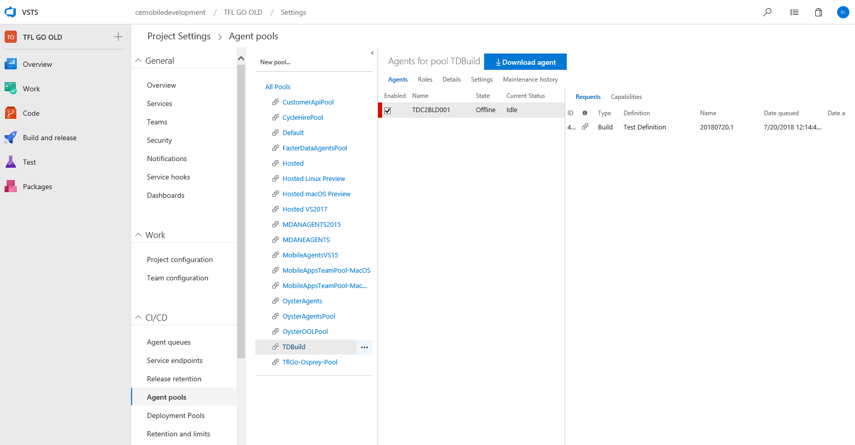 Request to https:// .visualstudio.com/_apis/connectionData failed. HTTP Status: NotFound · Issue ...