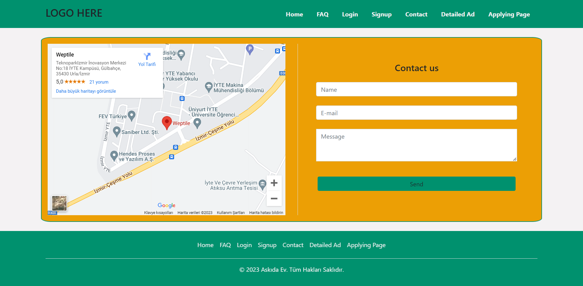 GitHub - esraaakgull/askida-ev-react