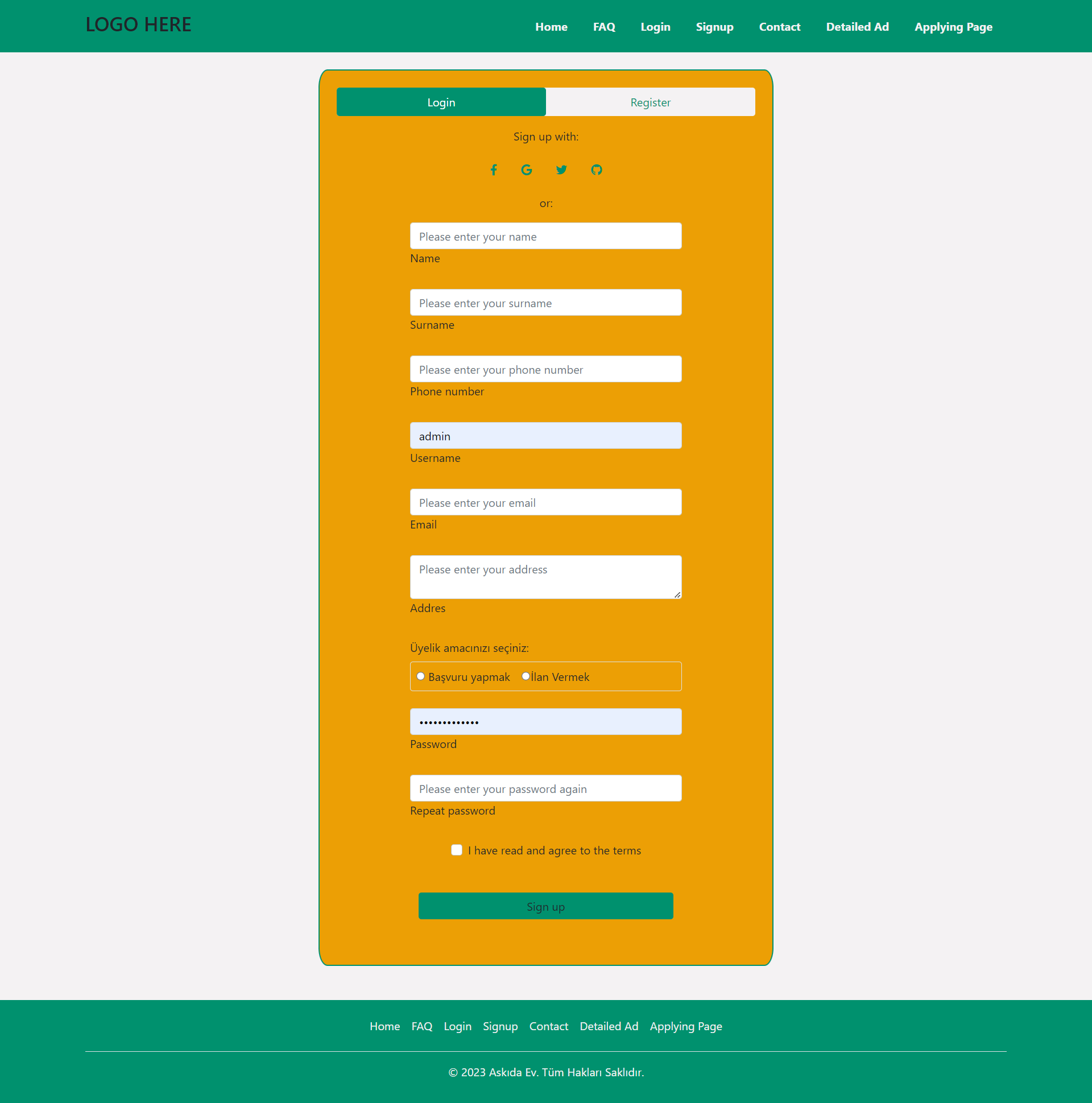 GitHub - esraaakgull/askida-ev-react
