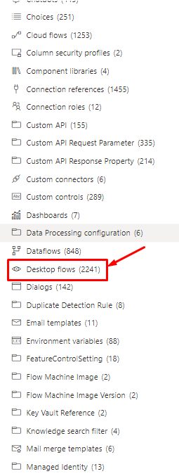 [CoE Starter Kit - QUESTION] Only some desktop flows displayed in Power Platform admin view ...