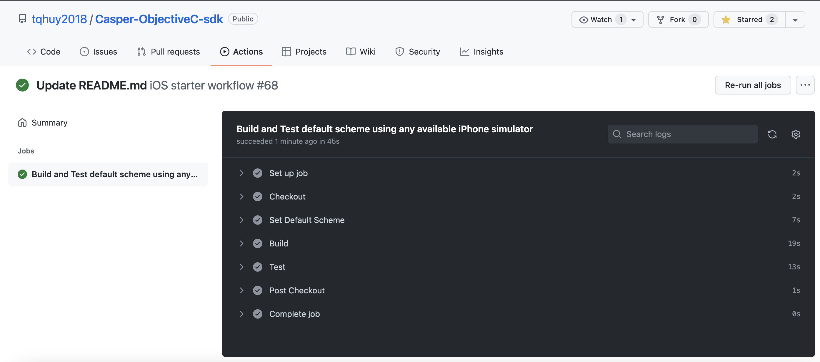 GitHub - tqhuy2018/Casper-ObjectiveC-sdk: Implement a Casper Objective-C SDK to interact with ...
