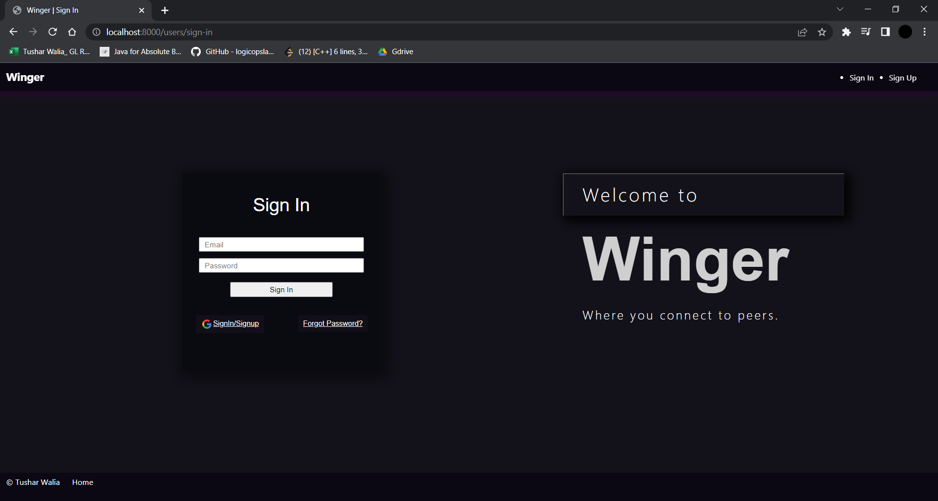 GitHub - tusharwalia/WINGER-College-Community-WebApp-TusharWalia: Social media webapp