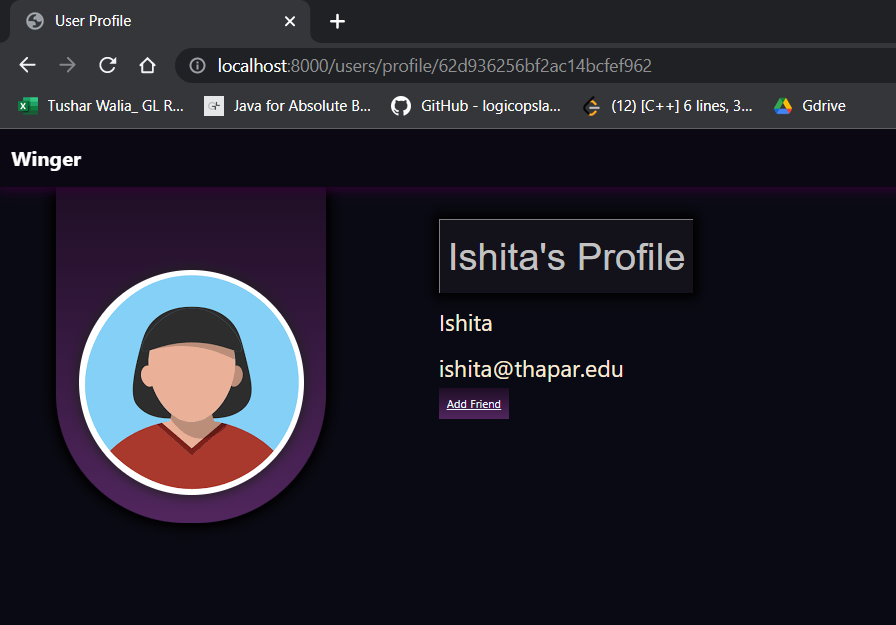 GitHub - tusharwalia/WINGER-College-Community-WebApp-TusharWalia: Social media webapp