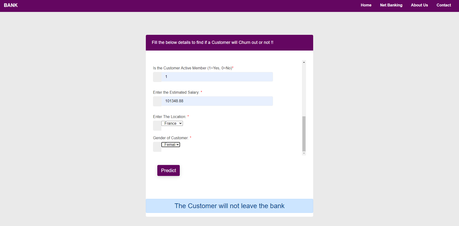 GitHub - POORNIMA-MC/ANALYSING-CUSTOMER-CHURN-IN-BANKING-SECTOR