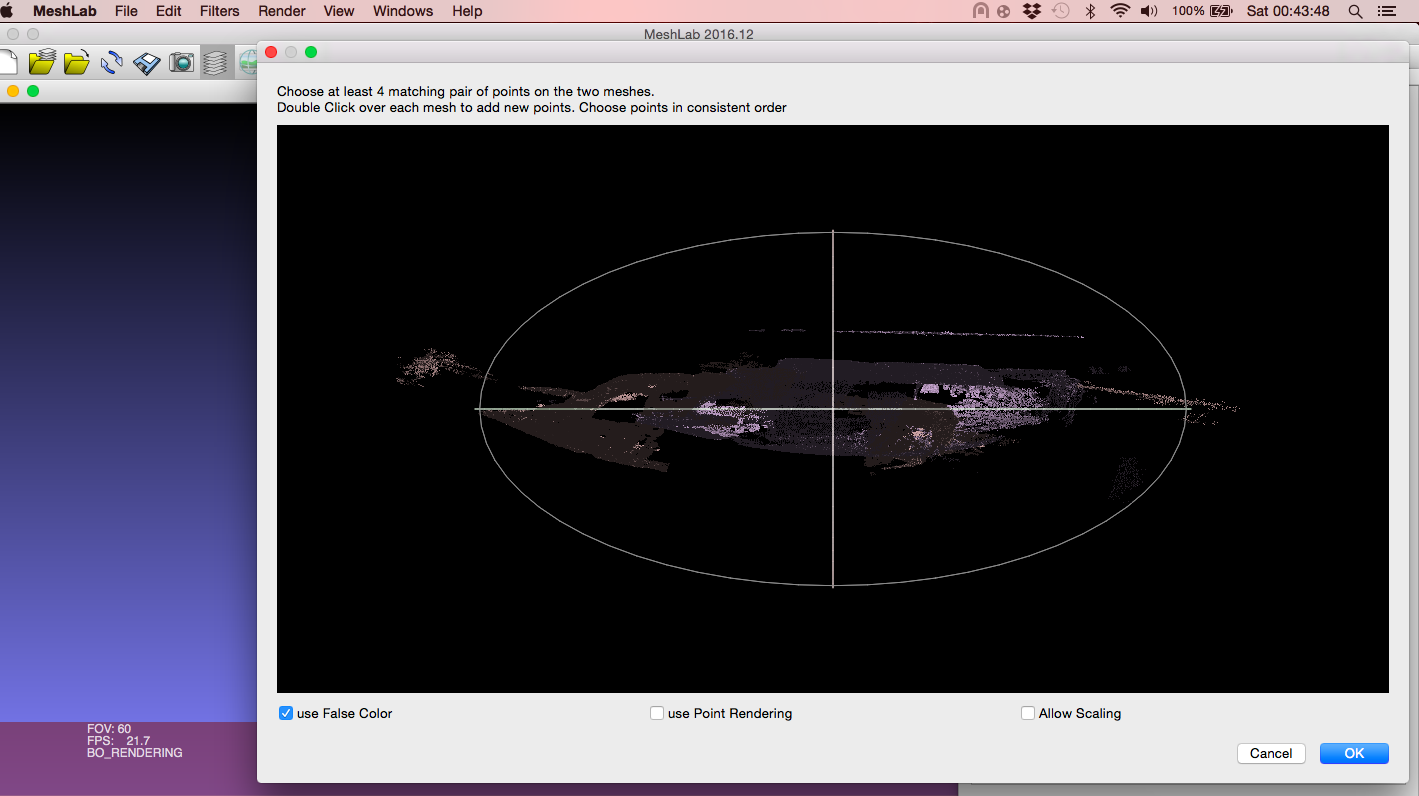 Align tool - point based glueing - renders models in same window - OS X · Issue #269 · cnr-isti ...