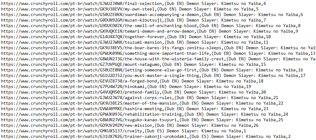 [Crunchyroll] Allow to dump playlist json · Issue #6243 · yt-dlp/yt-dlp · GitHub