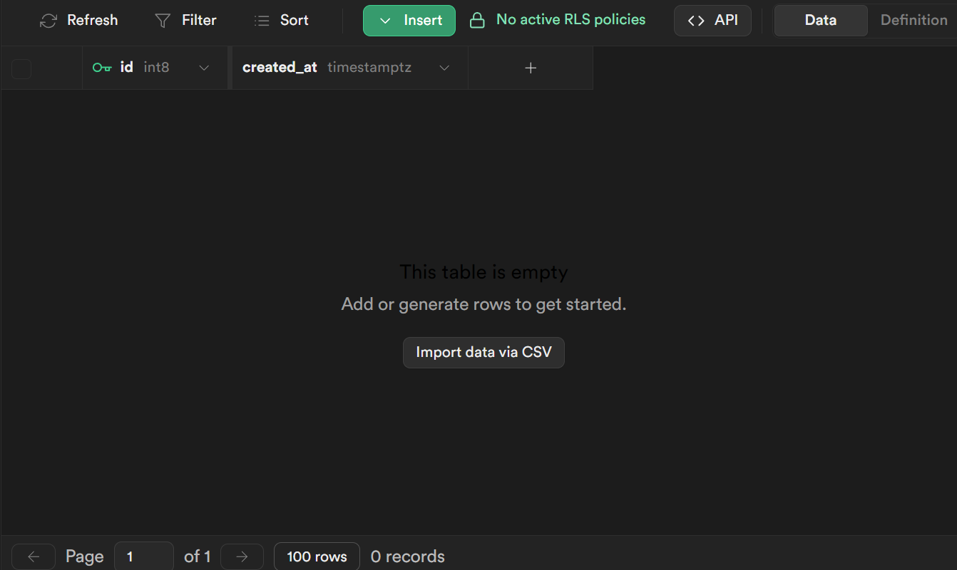 Dashboard table editor empty message is dark-on-dark · Issue #17446 · supabase/supabase · GitHub