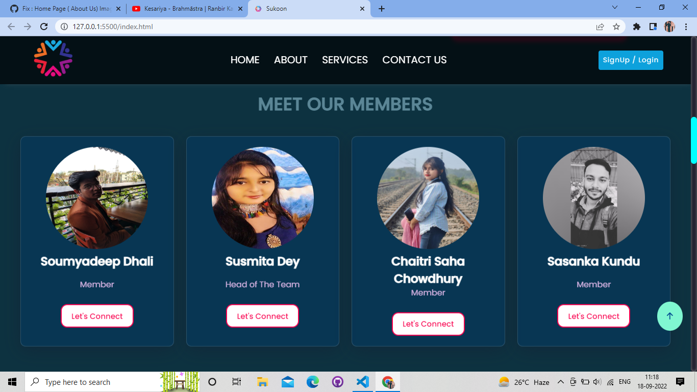 Fix : Home Page ( About Us) Images · Issue #277 · Susmita-Dey/Sukoon ...