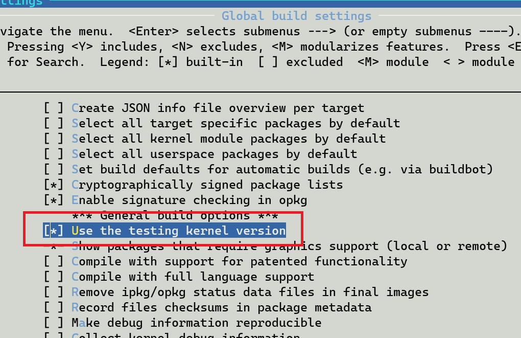 x86编译k5.15内核固件提示缺少依赖：Package kmod-keys-trusted is missing dependencies for the following ...