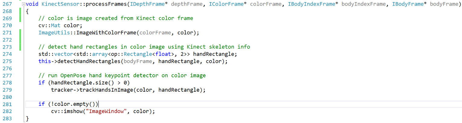 Stand Alone Hand Keypoint Detector Crashed in VS2015 Project on Windows ...