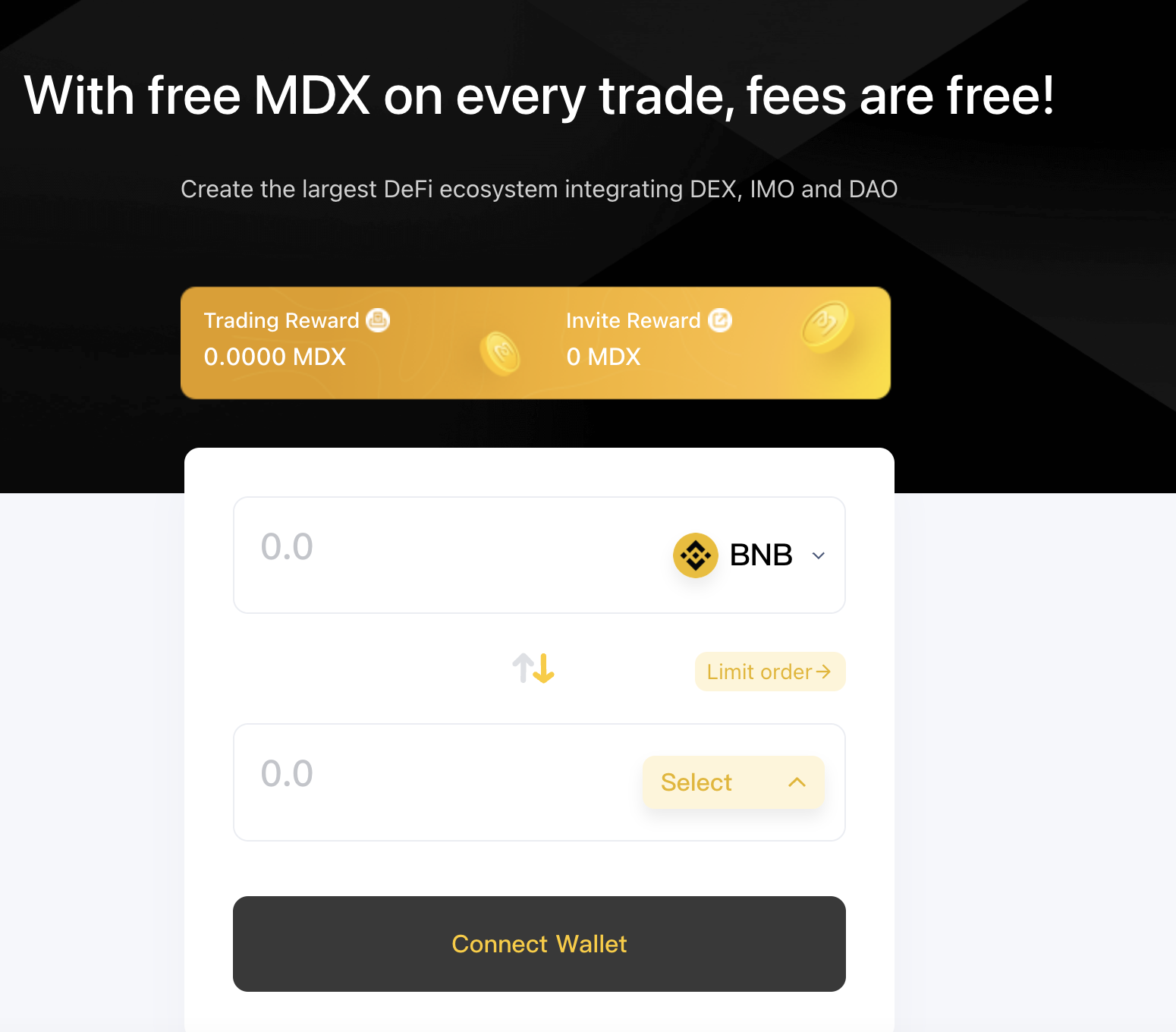 [Bounty] Integrate MDEX, A Trading Platform used for AMM Technology for ...