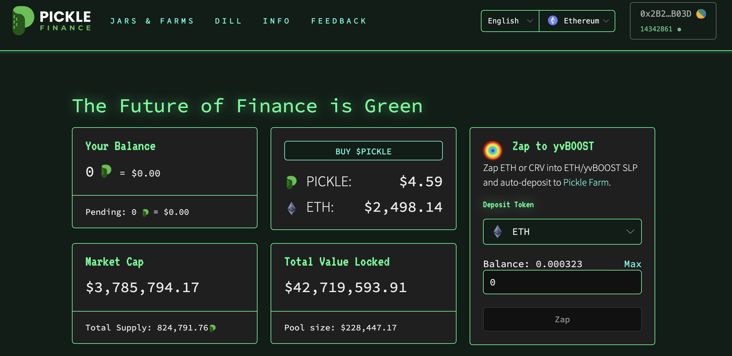 [Bounty] Integrate Pickle Finance, a Yield Aggregator on Moonbeam into Mask Plugin · Issue #5828 ...