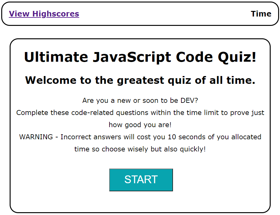 GitHub - NAli3107/Ultimate-JS-Code-Quiz