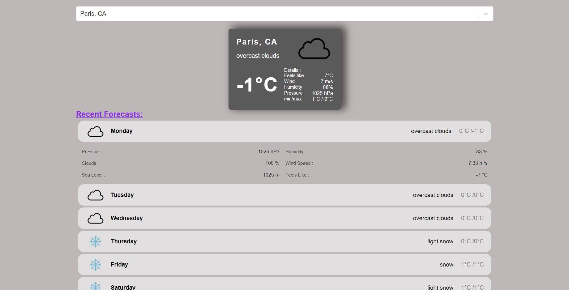 GitHub - Debopom-Banerjee/Weather-App: A Weather app made with ReactJs and Apis.