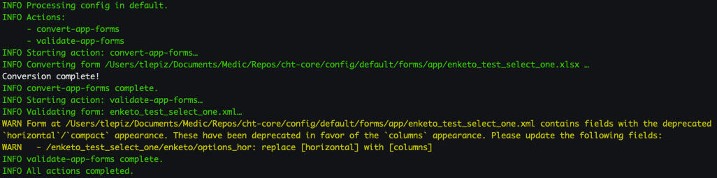 Add validation to warn when using `horizontal` appearance instead of `columns` · Issue #500 ...
