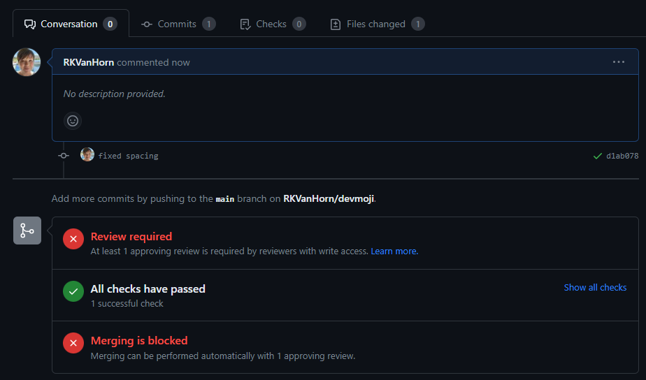 GitHub - ConwayCJ/devmoji: Open source contribution for first-time ...