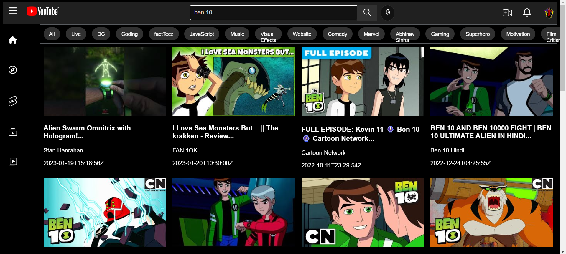 GitHub - Abhinavsinha18/Youtube-clone: I created this Youtube clone App by Using Html, CSS, JS ...