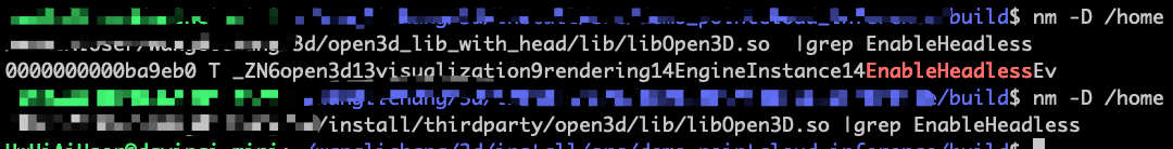 enable ENABLE_HEADLESS_RENDERING=ON cause undefined reference to `open3d::visualization::gui ...