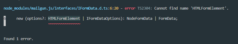 typeof FormData error at build · Issue #113 · mailgun/mailgun.js · GitHub