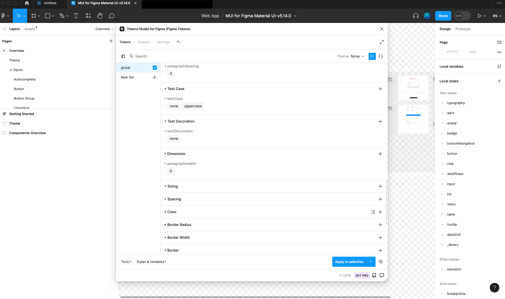 Figma Design Kit - Improve - Design Tokens Documentation · Issue #227 ...