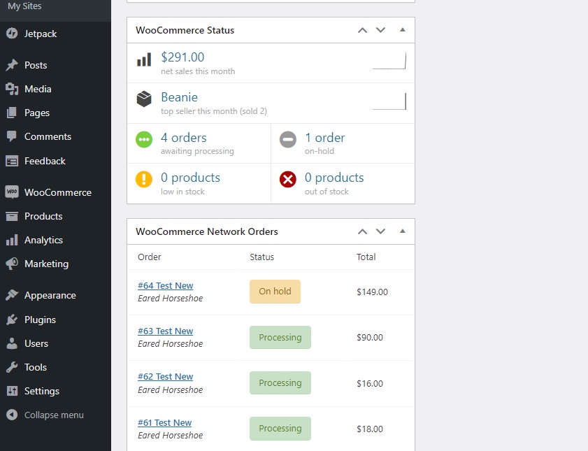 PHP Errors on dashboard widget, doesn't display total sales from the last update · Issue #31306 ...