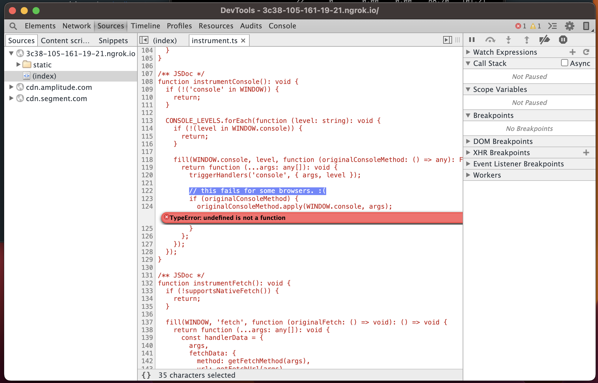 undefined is not a function error on android browsers · Issue #6813 · getsentry/sentry ...