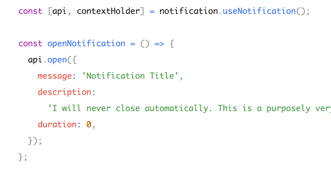 Add Duration To Usenotification Hook Config · Issue 42116 · Ant Designant Design · Github 9016