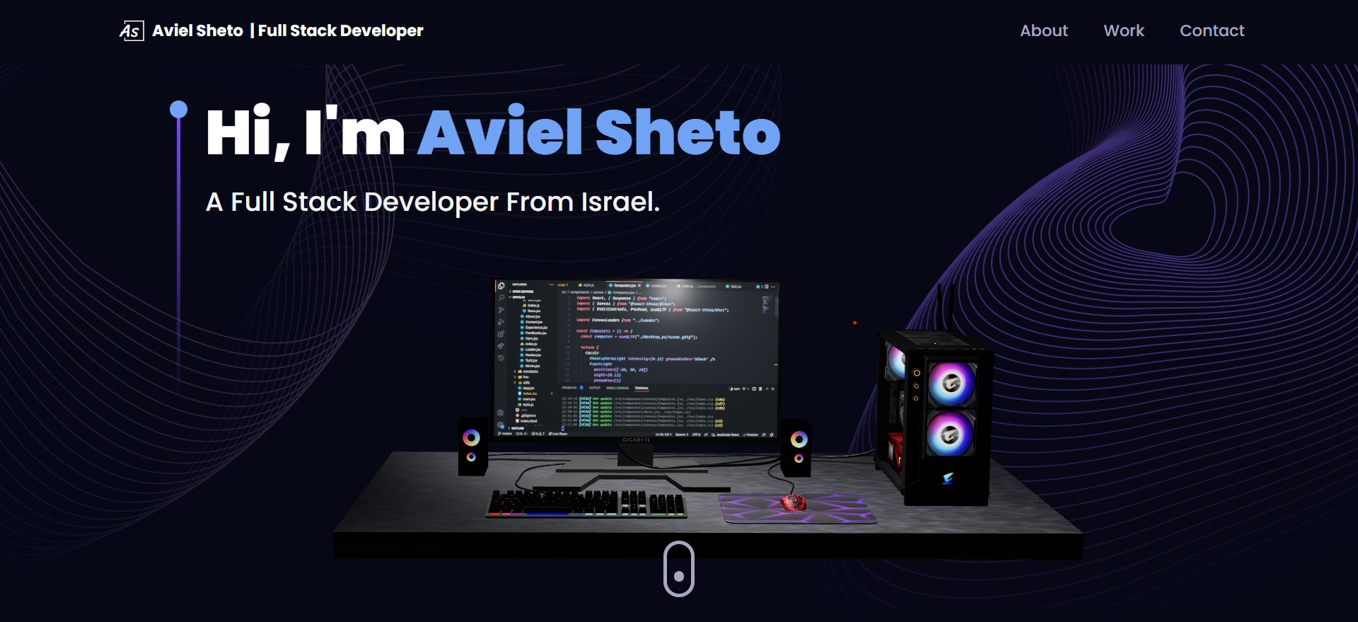 GitHub - AvielSheto/Portfolio: A portfolio website built with Three.js ... GitHub - AvielSheto/Portfolio: A portfolio website built with Three.js ...