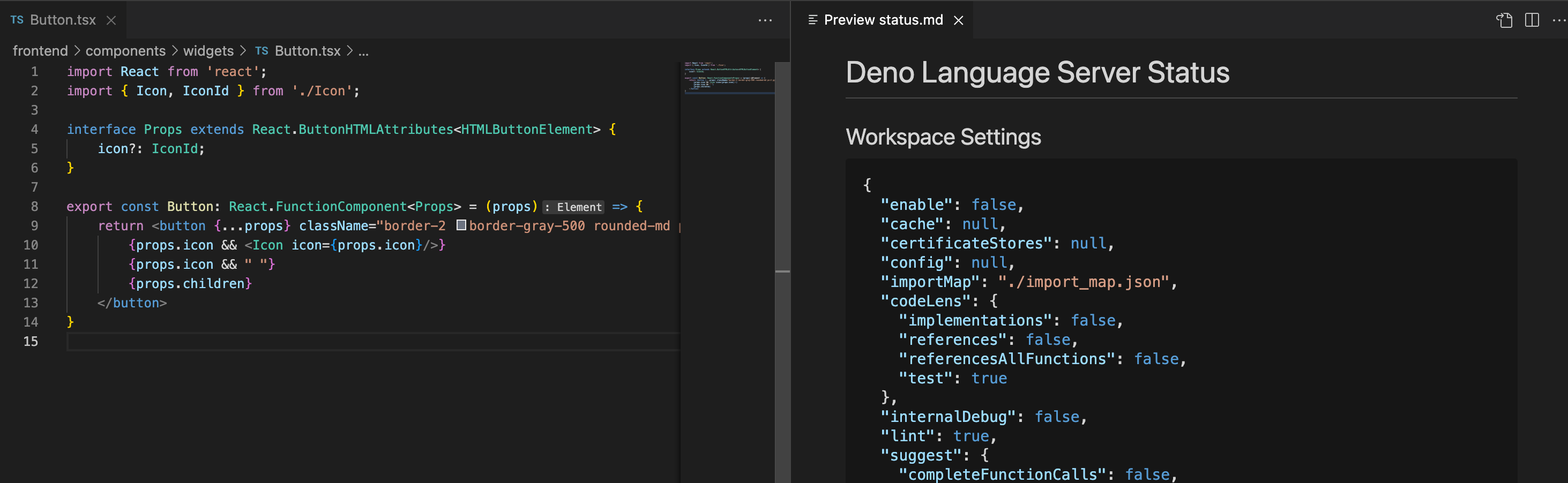 Deno 1181 Lsp Shows Errors Outside Of Deno Project · Issue 13524