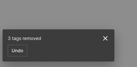 [Tagging] Toast Notifications for changes to tags · Issue #123 · openedx/modular-learning · GitHub