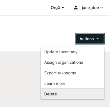 [Tagging] Delete a taxonomy · Issue #127 · openedx/modular-learning · GitHub