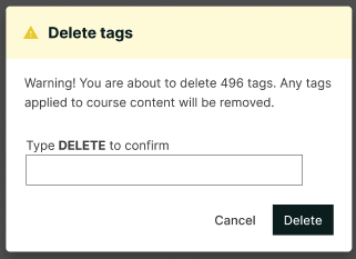 [Tagging] Bulk delete of multiple tags from Taxonomy Detail Page · Issue #130 · openedx/modular ...