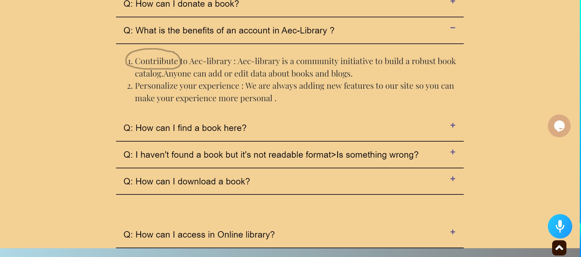 Bug Report: Spelling mistake in FAQ's section · Issue #1063 · SauravMukherjee44/Aec-Library ...