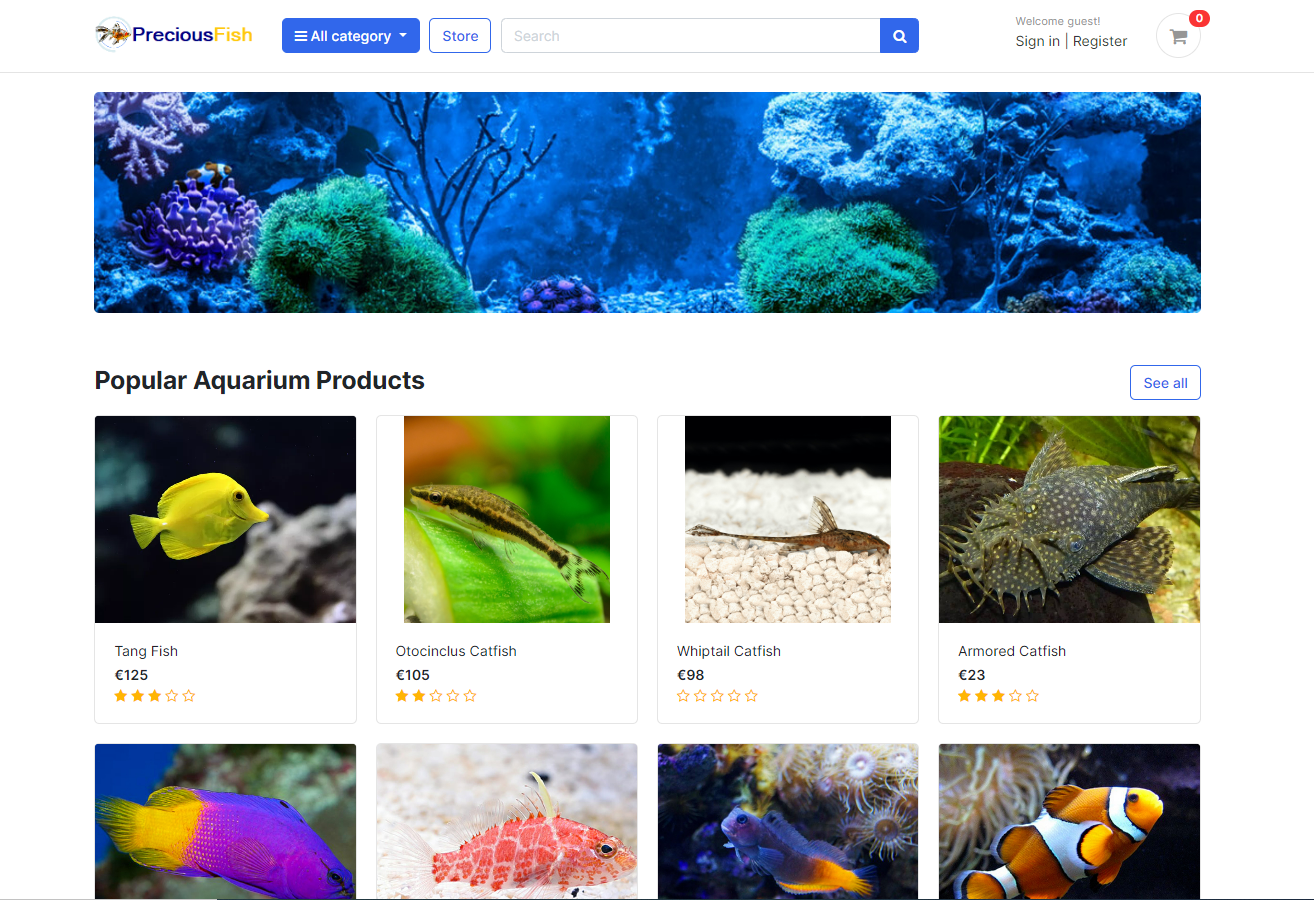 GitHub - LachezarStamenov/online-fish-shoping-platform