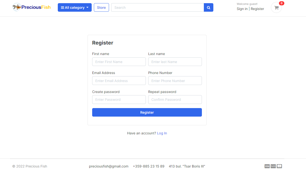 GitHub - LachezarStamenov/online-fish-shoping-platform