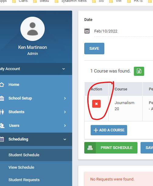 Scheduling --> Group Delete. Would be nice · Issue #228 · OS4ED/openSIS ...