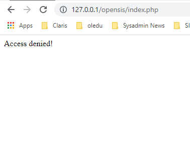 Access Denied. Student login attempt. · Issue #255 · OS4ED/openSIS-Classic · GitHub