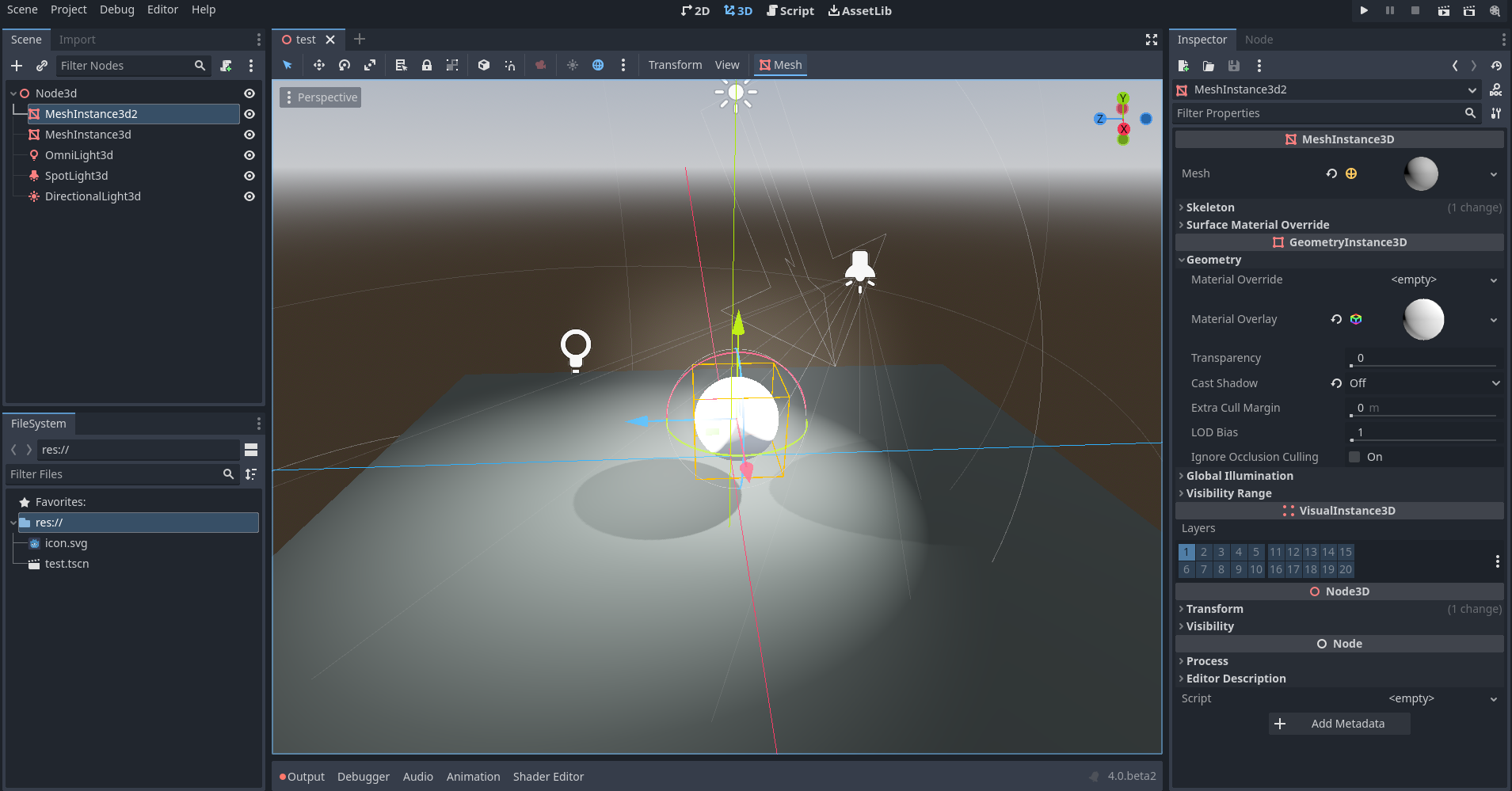 Adding a material overlay to a mesh causes it to cast shadows from omni and spotlights ...