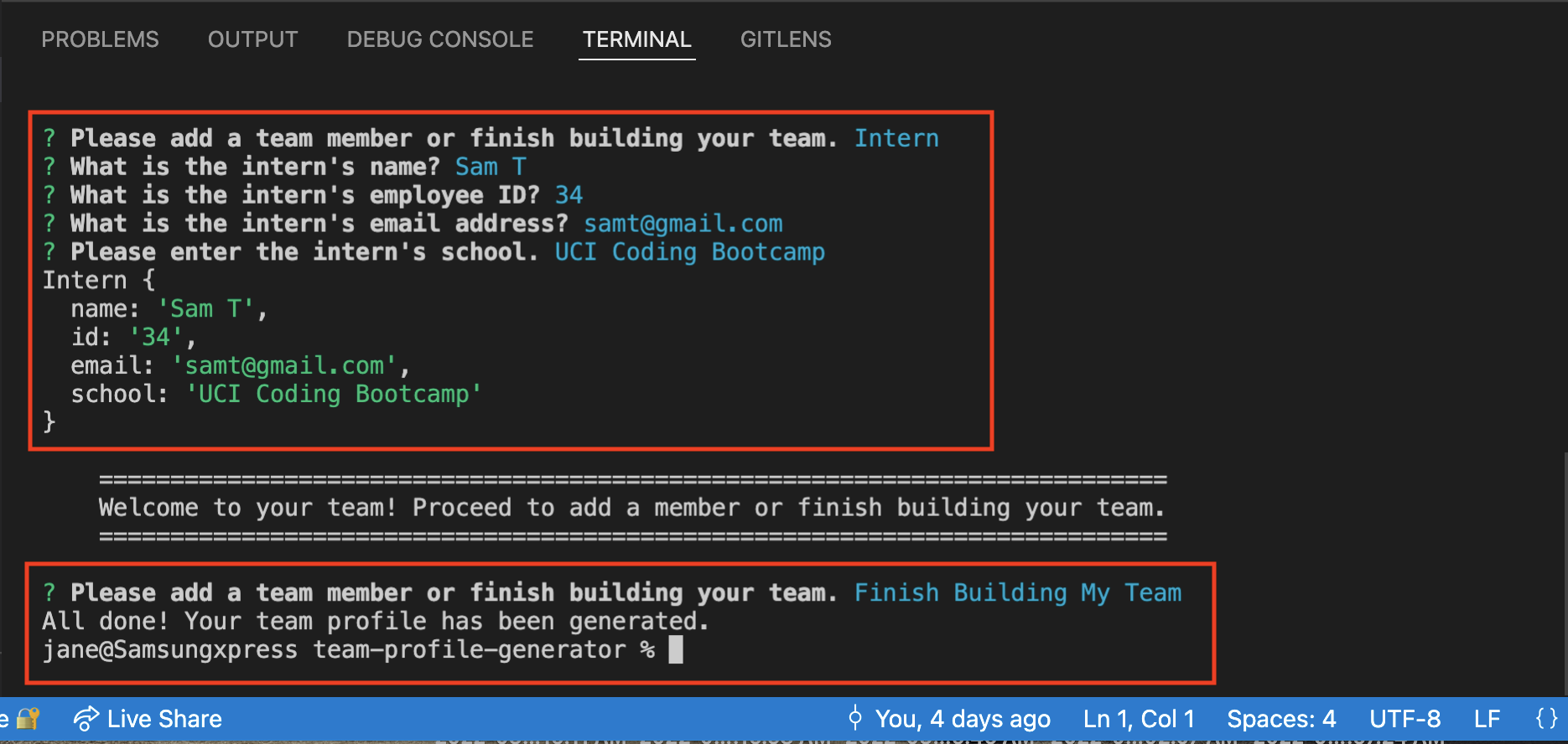 GitHub - jbtiglao/team-profile-generator: A Node.js command-line application that takes in ...