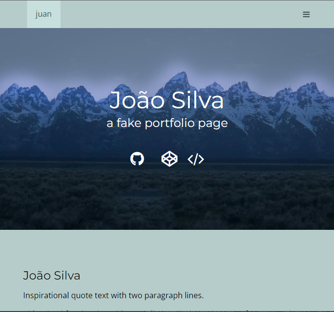 GitHub - Joaosilva27/8th-Project-Fake-Portfolio: My first ever ...