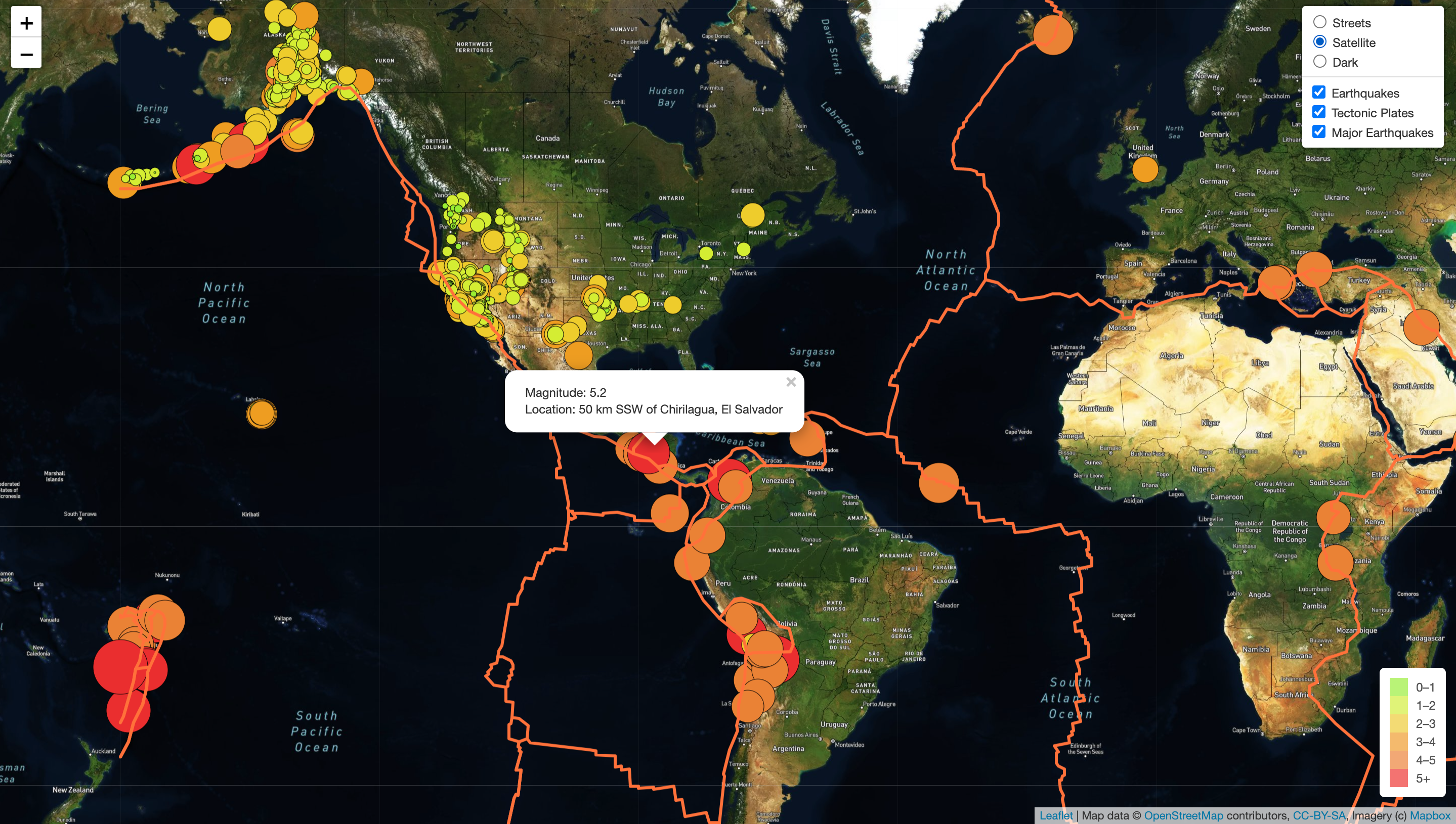 GitHub - pascalegeday/Mapping_Earthquakes: Using JavaScript, d3, Leaflet, and Mapbox through an ...