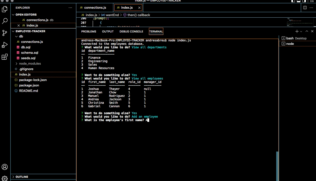 GitHub - andres-abreu/employee-tracker: For this EMPLOYEE-TRACKER is a command-line-application ...