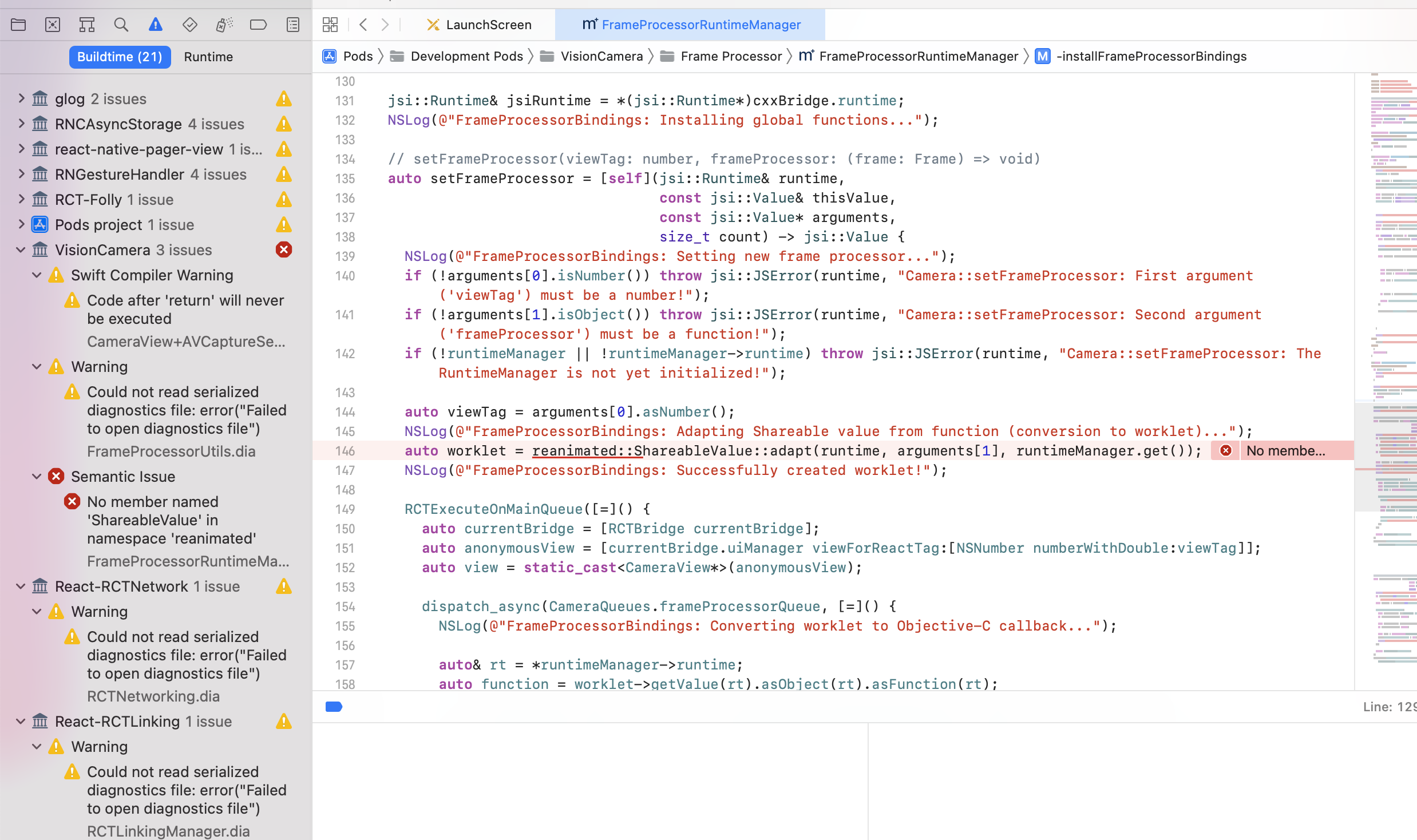 300 Rc8 No Member Named Shareablevalue In Namespace Reanimated · Issue 3831 · Software