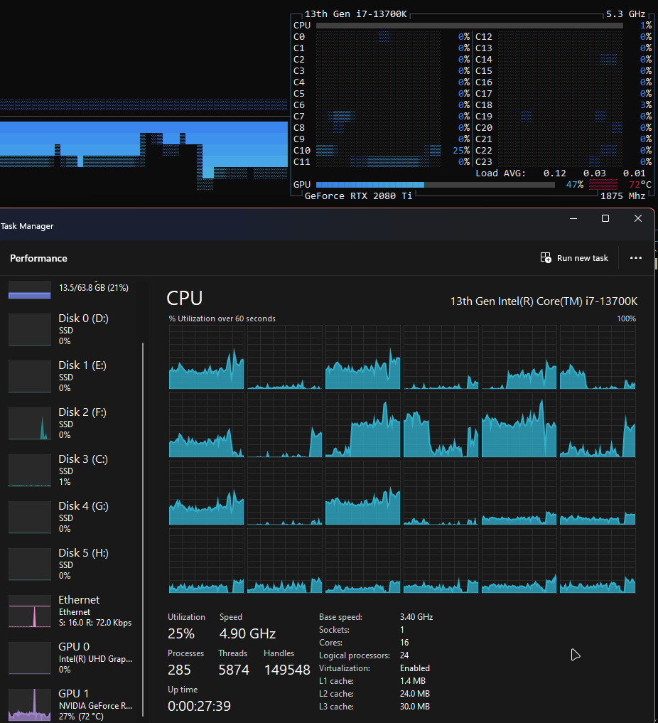 [BUG] No Temp or GHz reading on Intel CPU · Issue #30 · aristocratos/btop4win · GitHub