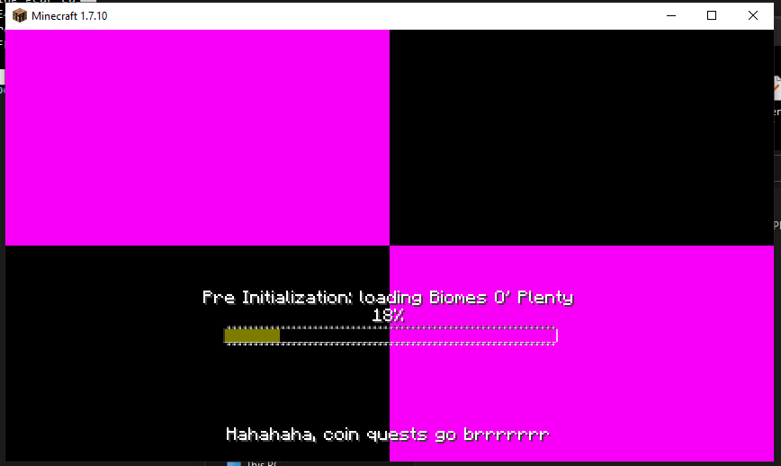 Loading Screen Apears As Just A No Texture Found Image · Issue 11467 · Gtnewhorizonsgt New