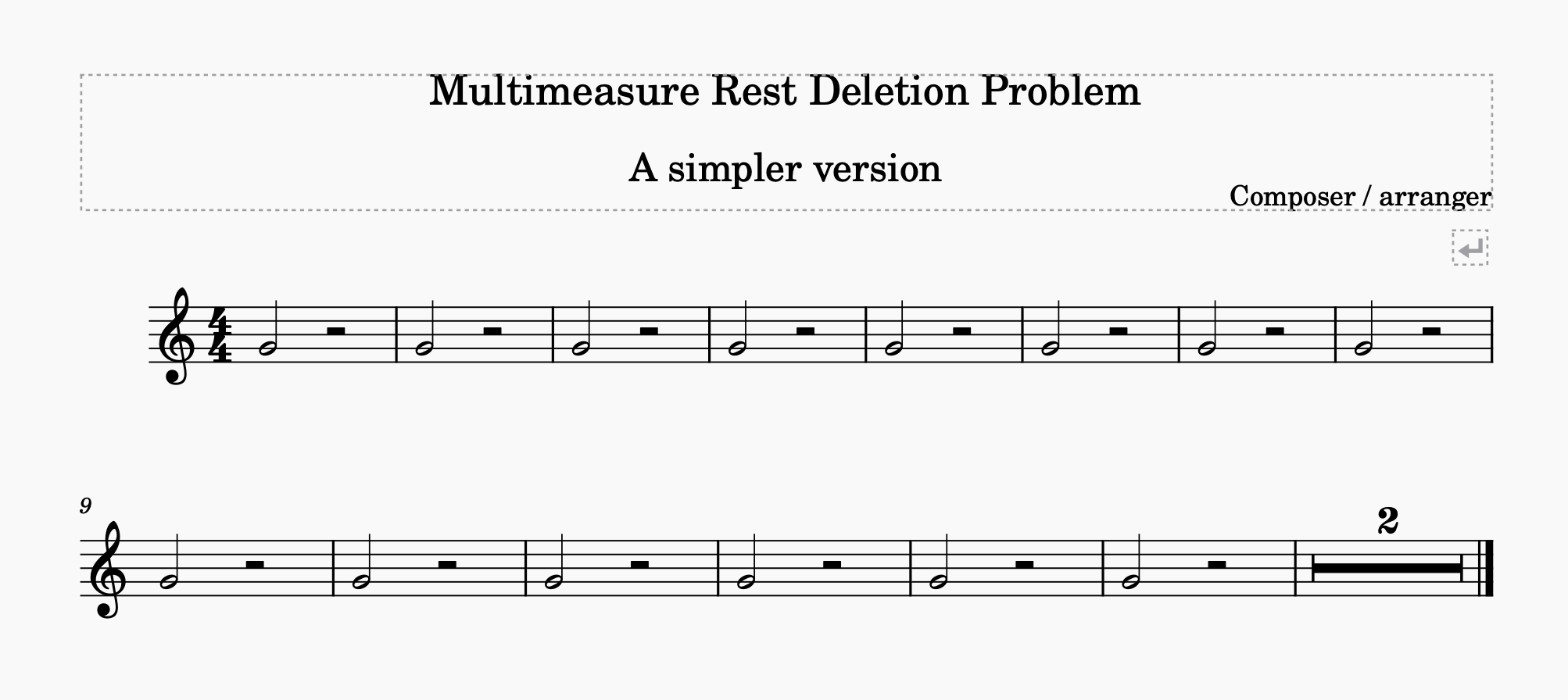 Deletion of last four bars and then an undo results in inability to form a blue rectangle ...