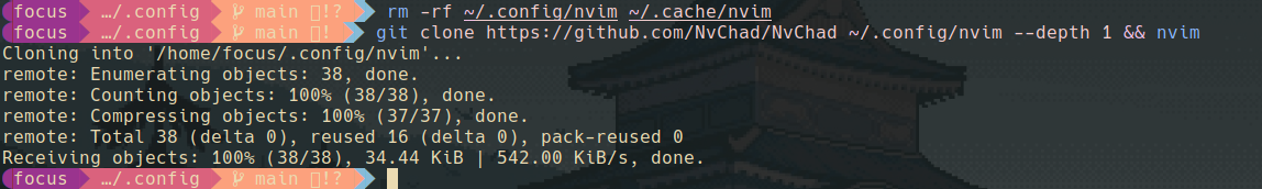Default config results in error · Issue #1817 · NvChad/NvChad · GitHub