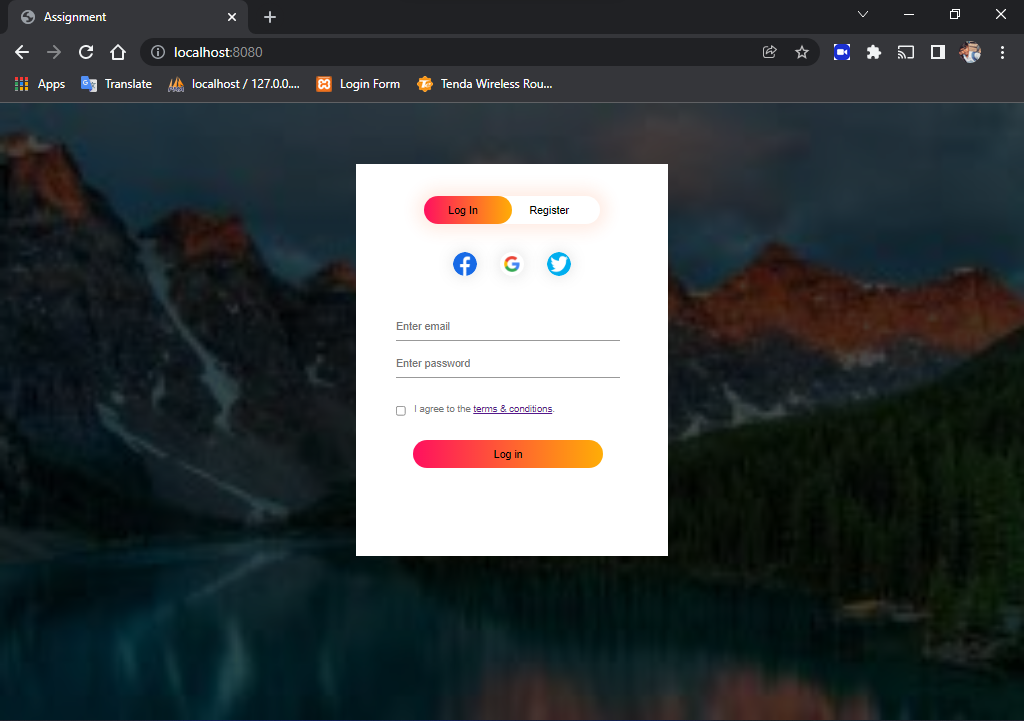 GitHub - KrishanMohanDev/Login-register-Assignment: This is a simple front end development for ...