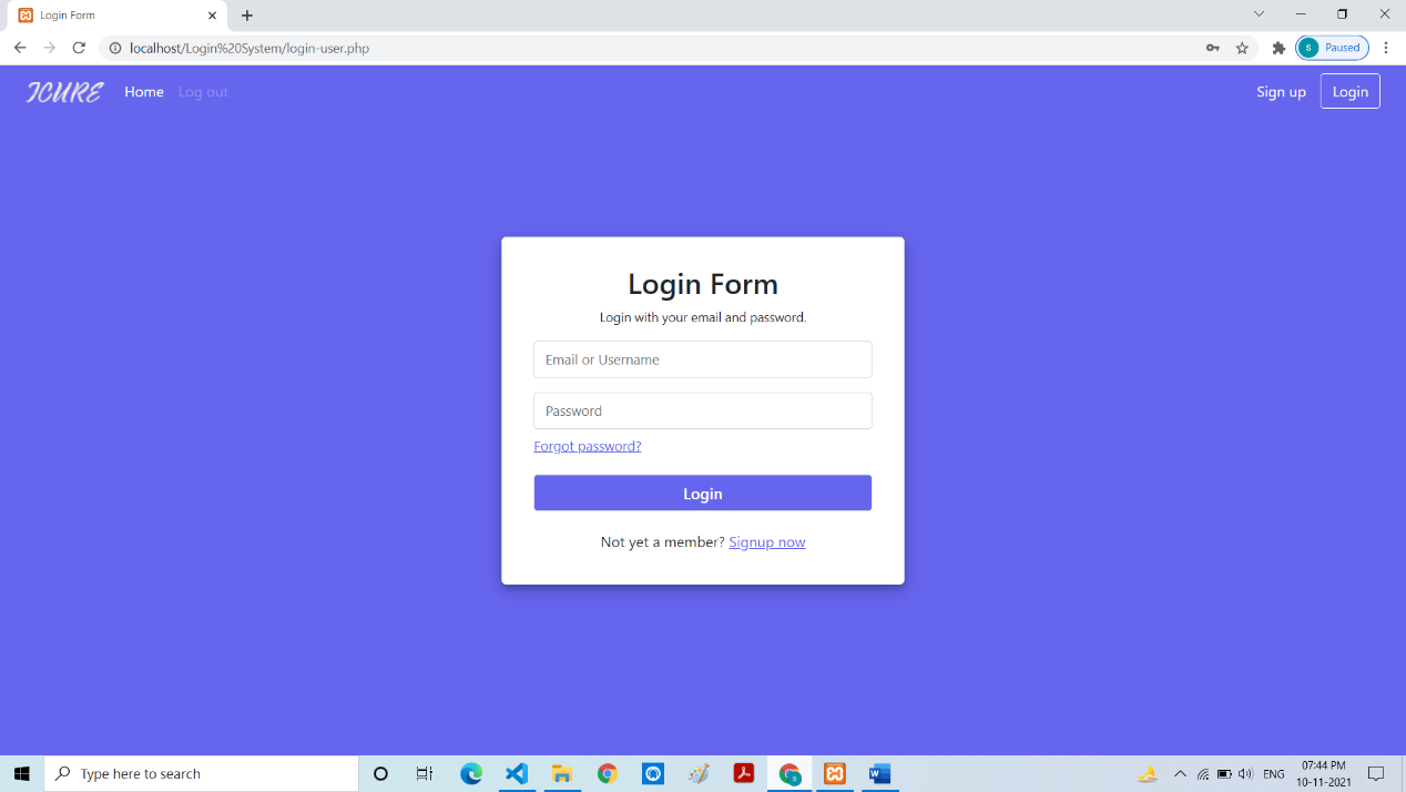 GitHub - KrishanMohanDev/secure-login-system: This is a PHP project for ...